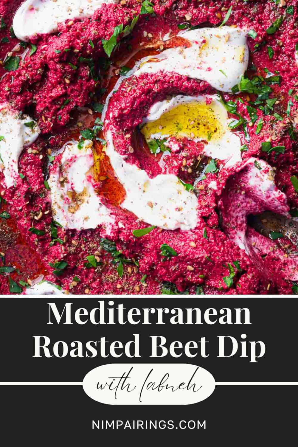 Mediterranean Beet Dip With Greek Yogurt (or Labneh) | Nim Pairings