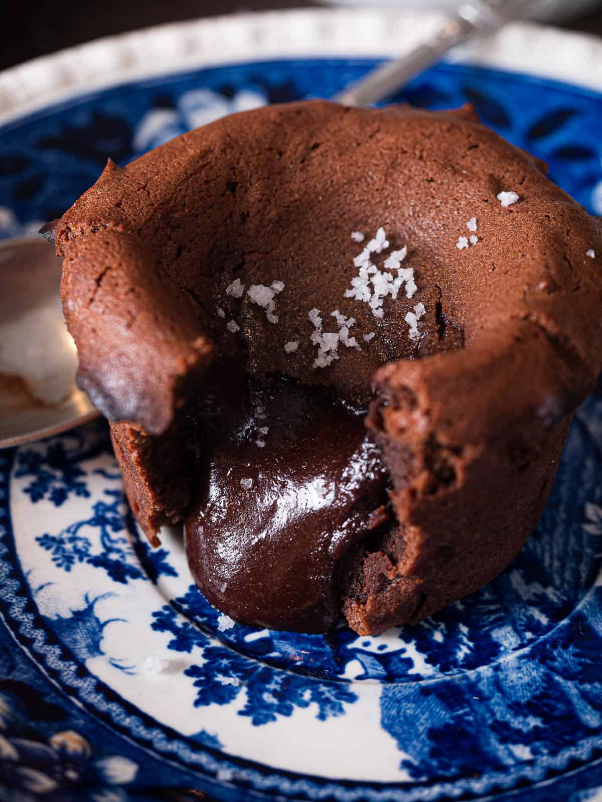 Dark Chocolate Sea Salt Lava Cakes | Nim Pairings