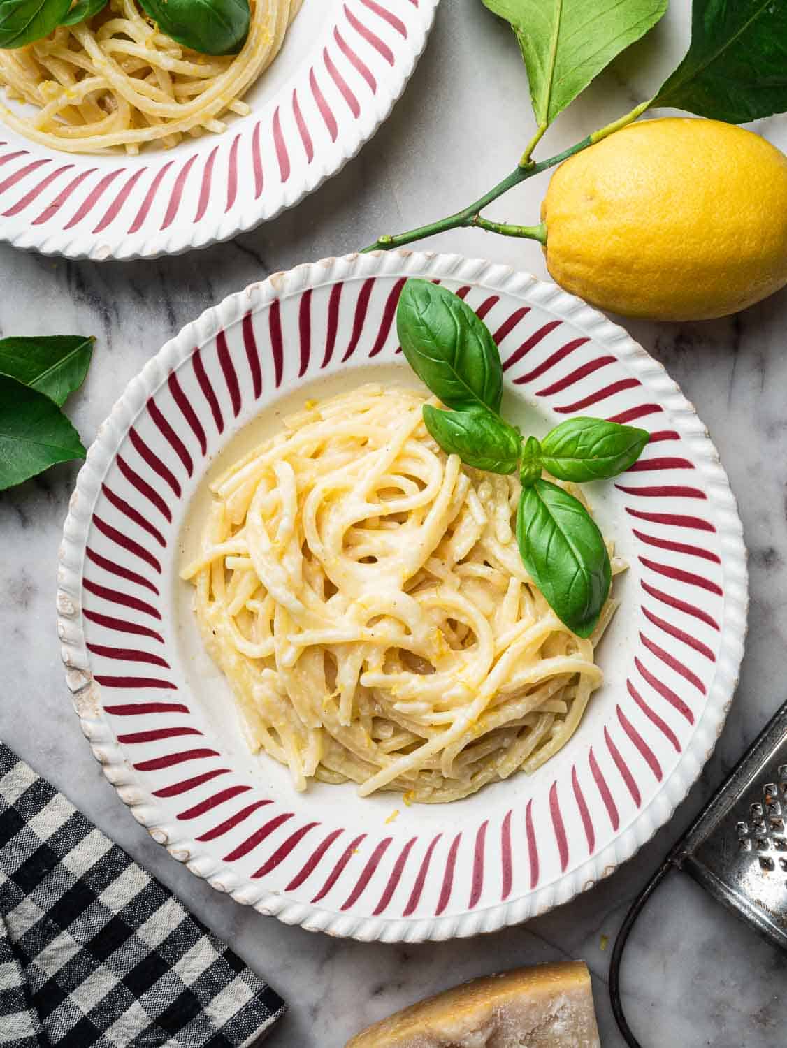 Lemon Pasta (Pasta Al Limone) | Nim Pairings