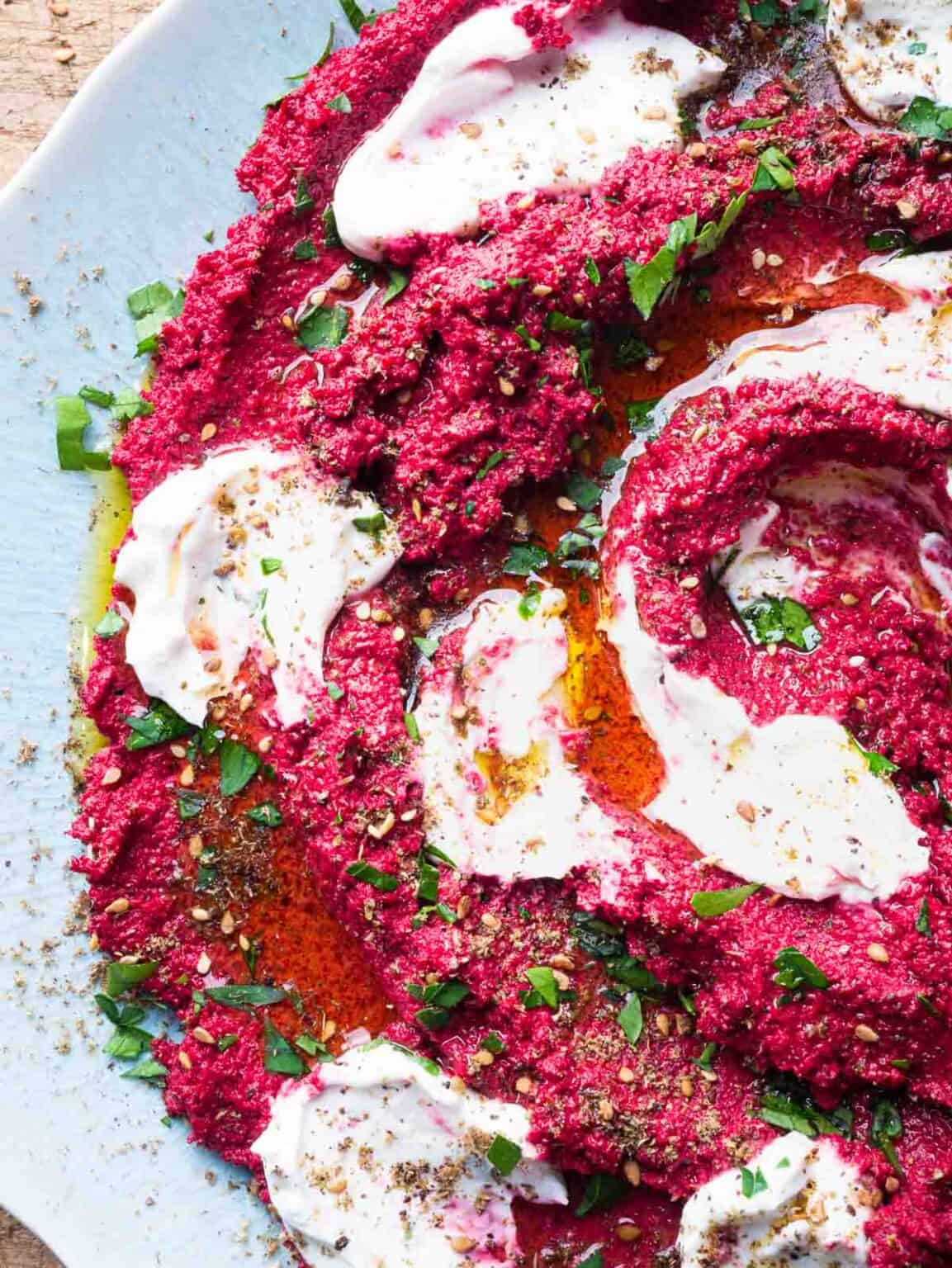 Mediterranean Beet Dip With Greek Yogurt (or Labneh) | Nim Pairings