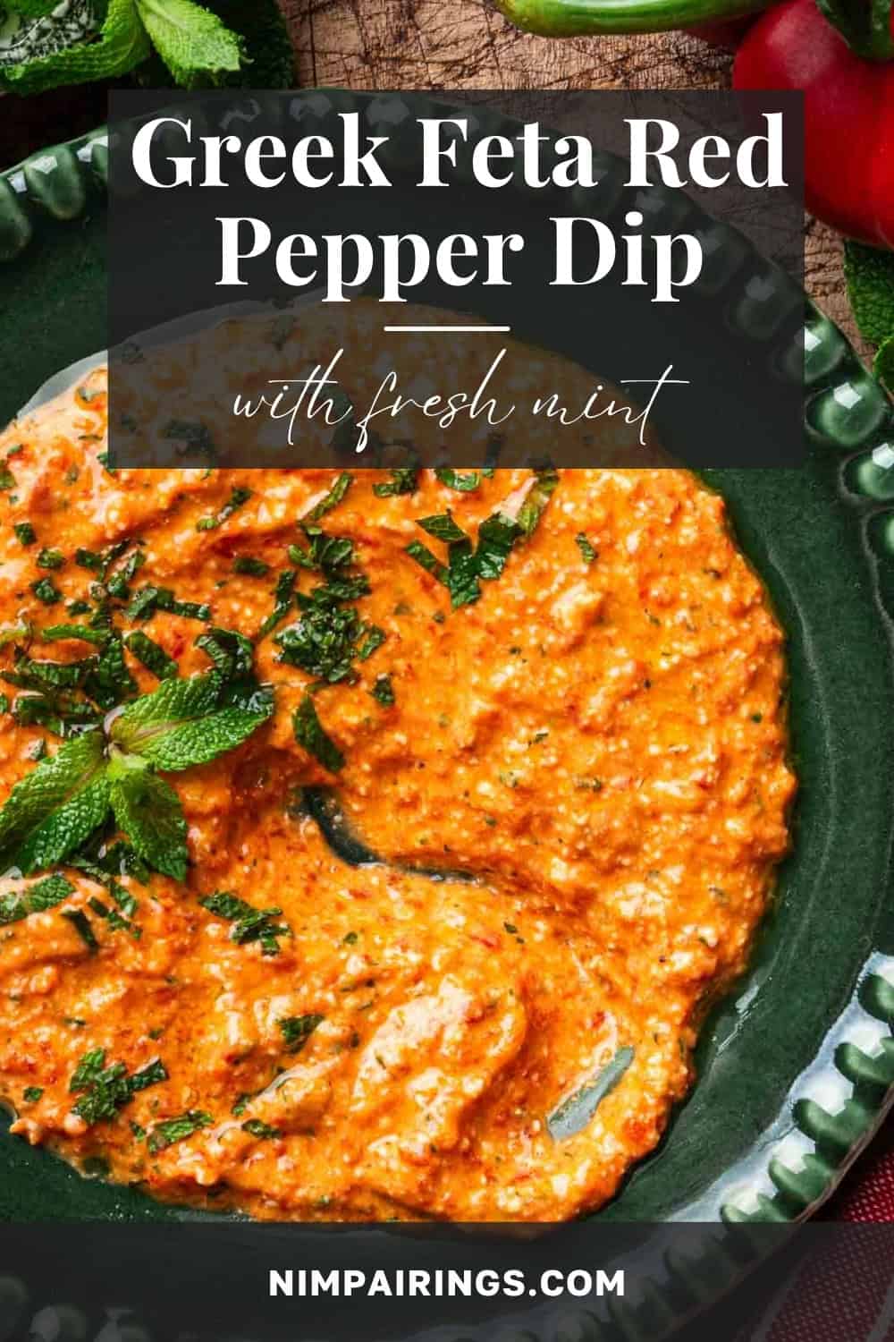 Feta And Red Pepper Dip (Greek Htipiti) | Nim Pairings